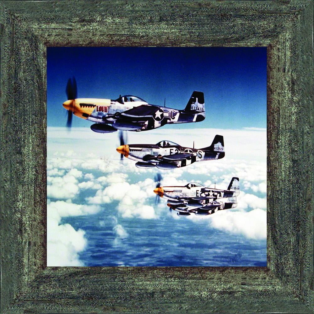 Historically Yours P-51 Mustang Fighters, Aviation Picture Frame, 10x10 ...