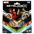 Beyblade X Marvel Collab Iron Man 4-80B vs. Thanos 4-60P Multipack ...