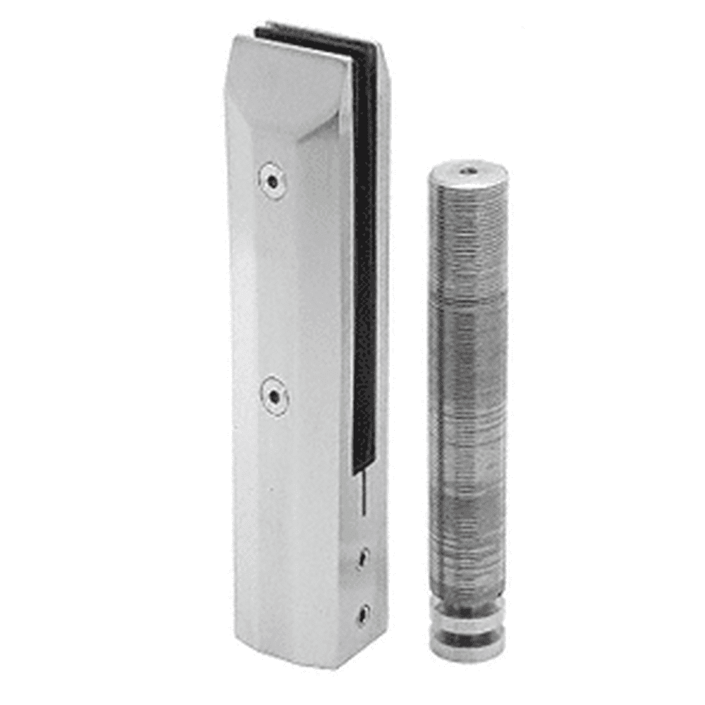 CRL AFWC1 Brushed Stainless One-Piece Core Mount Frameless Windscreen ...