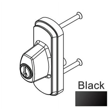 Andersen Albany Style Exterior Keyed Lock with Keys Right Hand in Stone ...