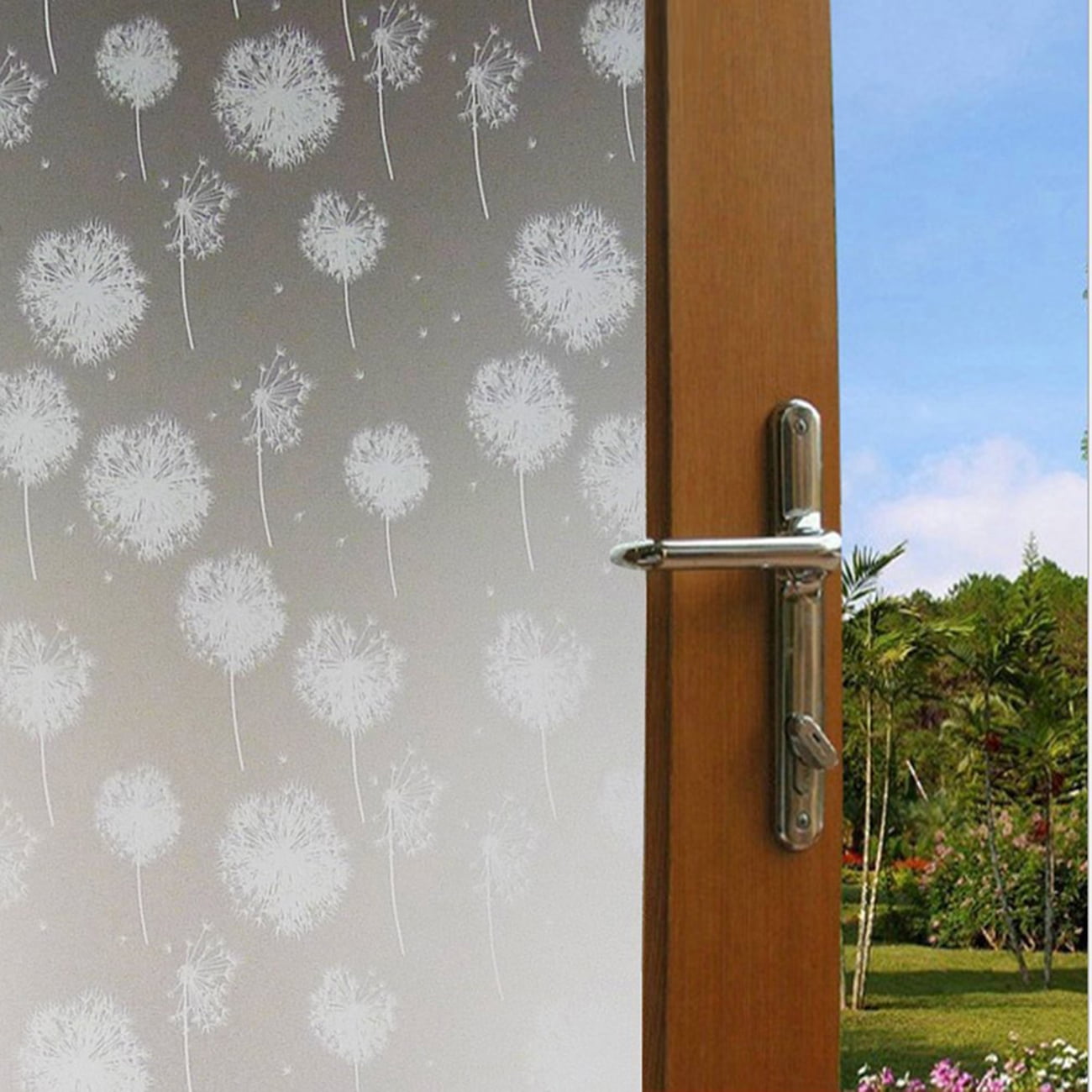 LELINTA 1.5x3.3ft Waterproof Window Glass Sticker Modern Concise ...