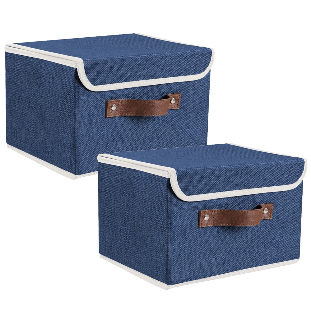 2/4/6/Pcs Collapsible Fabric Cube Storage Bins Small Large Home ... 2/4/6/Pcs Collapsible Fabric Cube Storage Bins Small Large Home ...