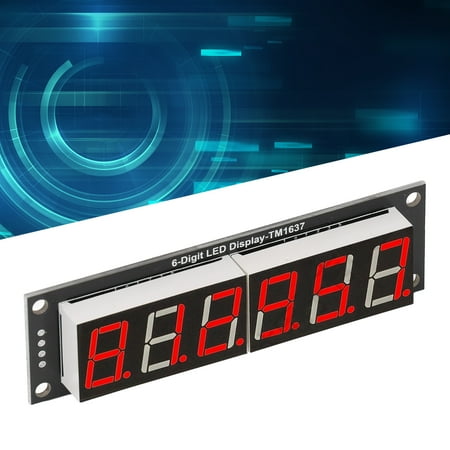 Kozecal Digital Tube Display Module LED 6 Digit 7 Segment 0.56in TM1637 ...
