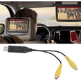ASIASN-USB CVBS Video Output Adapter, HD Video Cable for Car Radio AV ...
