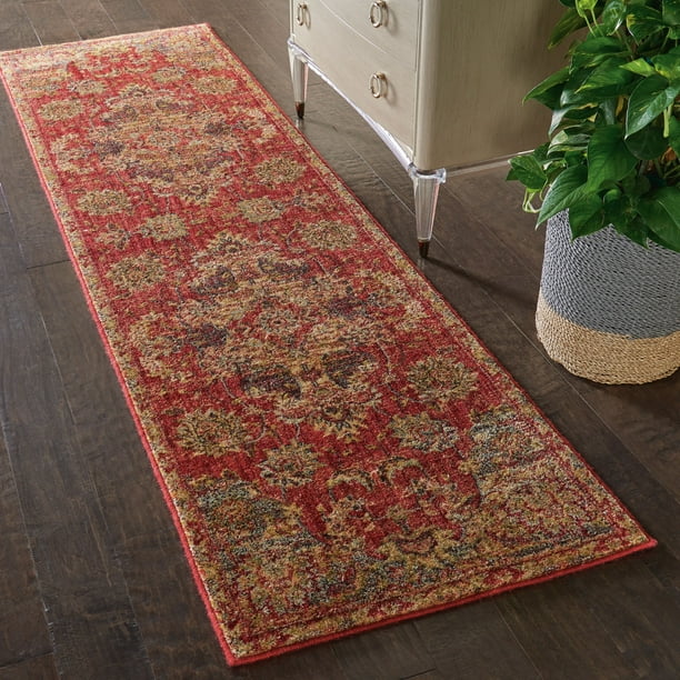 Nourison Vintage Tradition Persian Center Medallion Red Area Rug ... Nourison Vintage Tradition Persian Center Medallion Red Area Rug ...