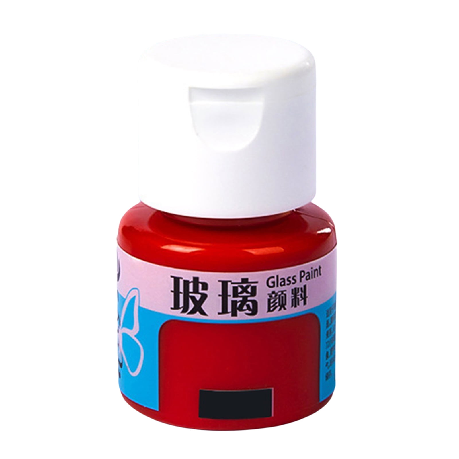 LIWEN 1 Set Glass Paint Bright Colors Convenient No Bake High Gloss ...