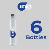 smartwater vapor distilled premium water, 1 liter, 6 count bottles ...