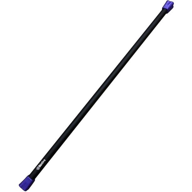 Workout Bar - Padded Exercise Weighted Total Body Bar - 8 Sizes from 5 ...