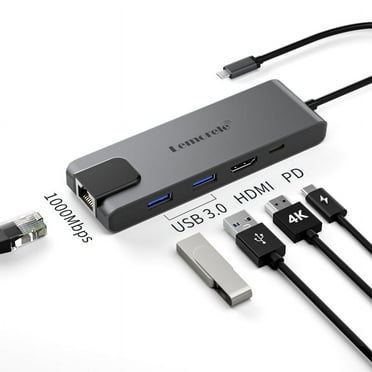 Surface Pro 9 Hub Docking Station Multi Port 6-in-2 with Thunerbolt4 ...