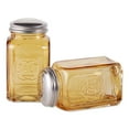 Retro Glass S&P Set - Amber - Walmart.com