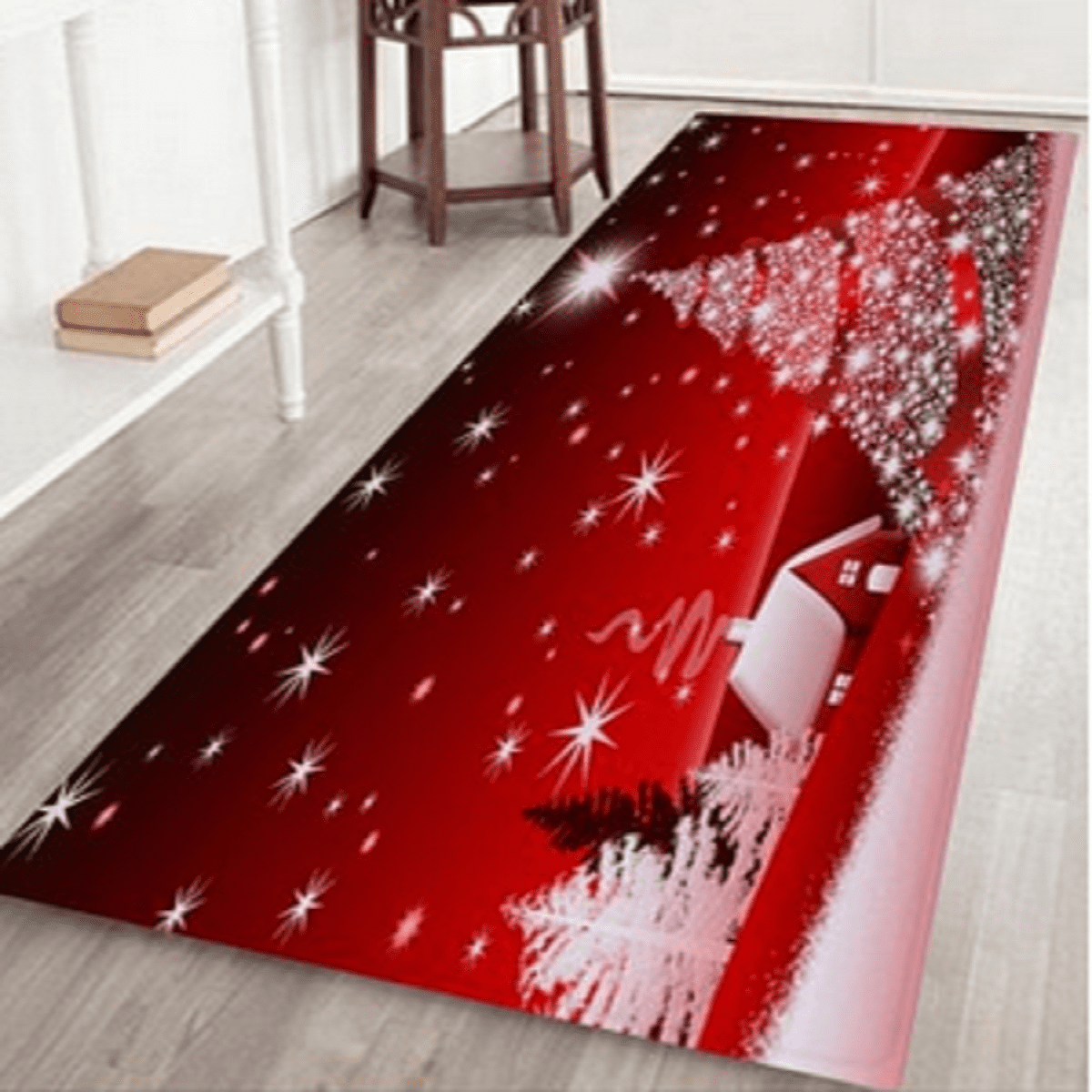 Multitrust Christmas Carpet Non-Slip Mat Rugs Xmas Rectangle Floor ...