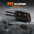 3 Inches Motorcycle GPS 4K Dashcam With IP67 Waterproof Dual Lens ...