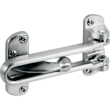3-7/8 in. Hinged Bar Lock, High Security Door Guard, Diecast Zinc ...