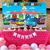Tayo Little Bus Backdrop Banner Party Supplies Poster Movie Theme ...