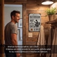 2026 New This is A Bathroom Not an Internet Cafe Sign, 8X12inch Vintage ...