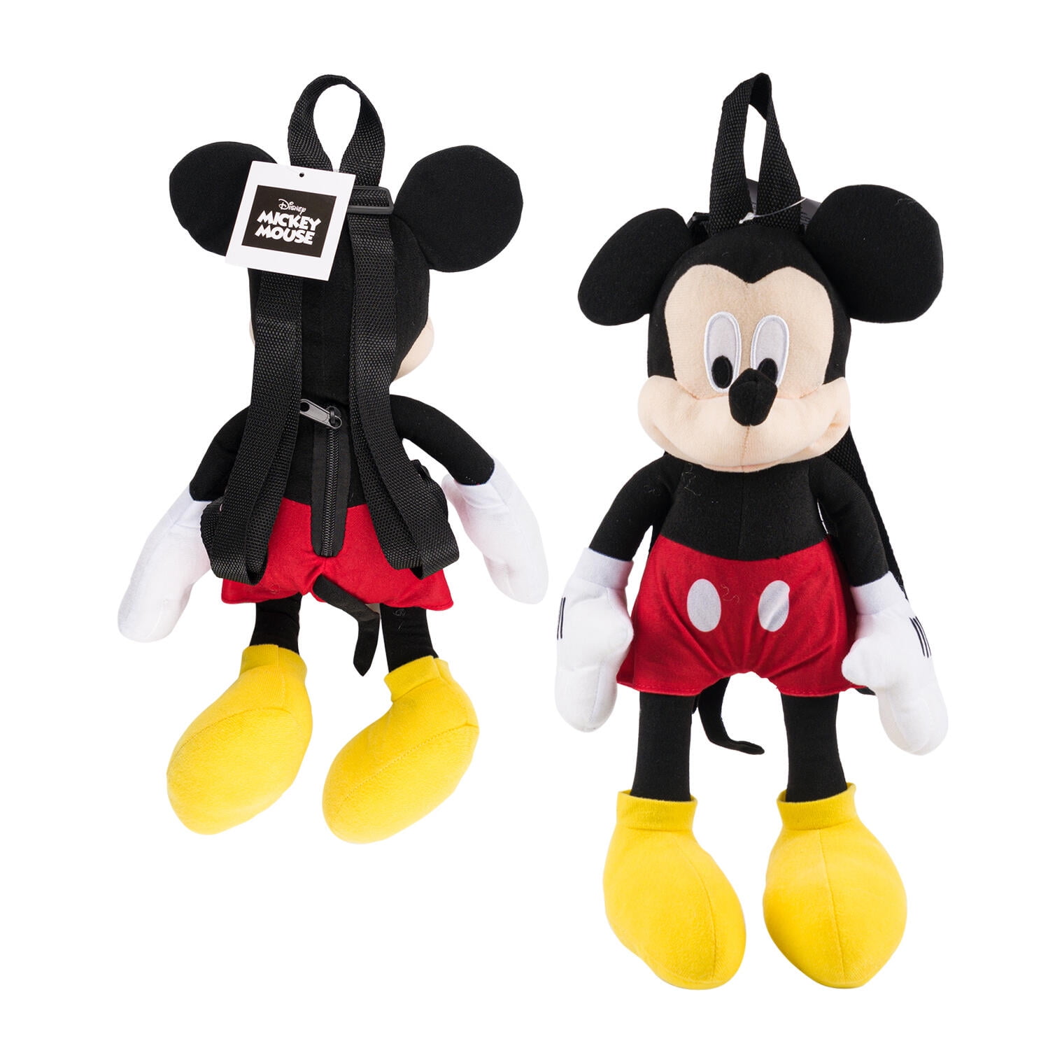 Disney Mickey Mouse Plush W/ Straps- 16" - Walmart.com
