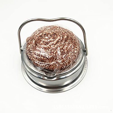 Cleaning brush for soldering iron tips, brass sponge with holder ...