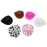 Yammee 5/10PCS Miniature Dolls Hat Tiny Toy Party Hat Mini Cowgirl Hat ...