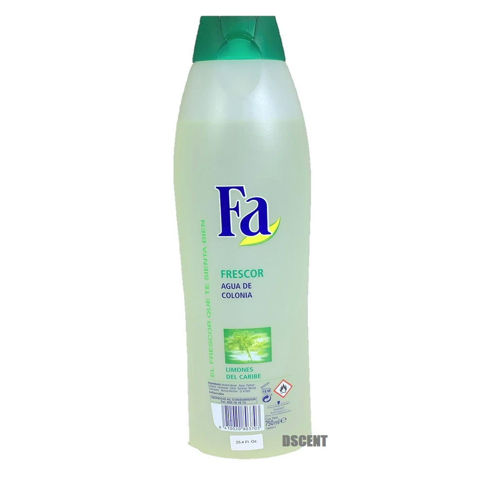 FA Frescor Agua De Colonia Limones Del Caribe 750 ML Fa After Bath ...