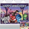 Inside Out Backdrop Banner Party Supplies Poster Movie Theme Background ...
