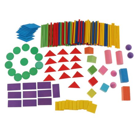 165 pcs Counting Sticks Counting Sticks and Geometric Shapes Children ...