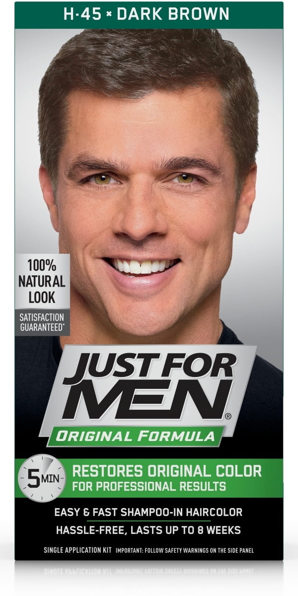 Just For Men Original Formula Shampoo In Hair Color H 45 Dark Brown