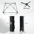 EAGLE PEAK Flex Ultra Compact 5x5 Pop-up Changing Room Canopy, Portable ...