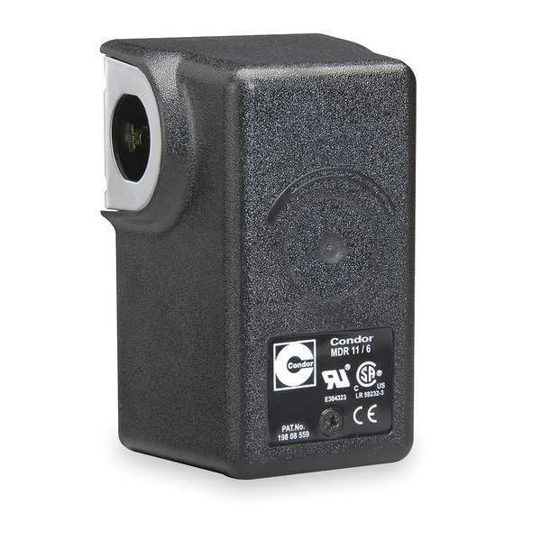 Condor MDR11/6 Pressure Switch Control Valve 80-100 PSI 1 Port 1/4 ...