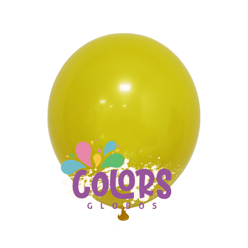 COLORS GLOBOS 12 pulgadas AMARILLOS bolsa con 100 piezas para fiesta y ...