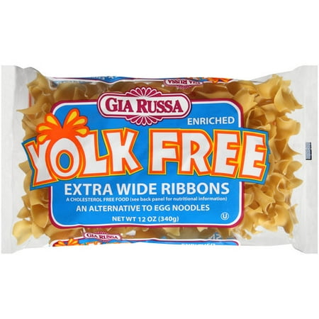 Gia Russa Enriched Yolk Free Extra Wide Ribbons Pasta Noodles, 12 oz ...