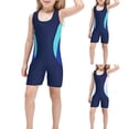 Girl Swimsuit Ruffle Hem Tropical Soft & Lightweigh Upf 50+ One Piece ...