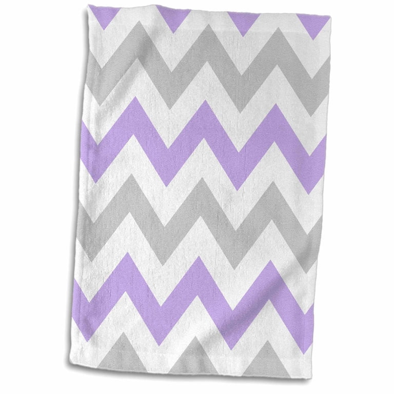 Purple And Gray Chevron Pattern