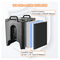 10 Gallon Beverage Dispenser, Insulated Thermal Drink Server - Hot ...