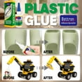 2-Pack for Plastic, Heavy Duty Plastic Glue Model Kit for Legos and ...