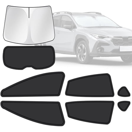 for Dodge RAM 1500 2019-2024 Car Window Shades, 6pcs Privacy Sun Shade ...