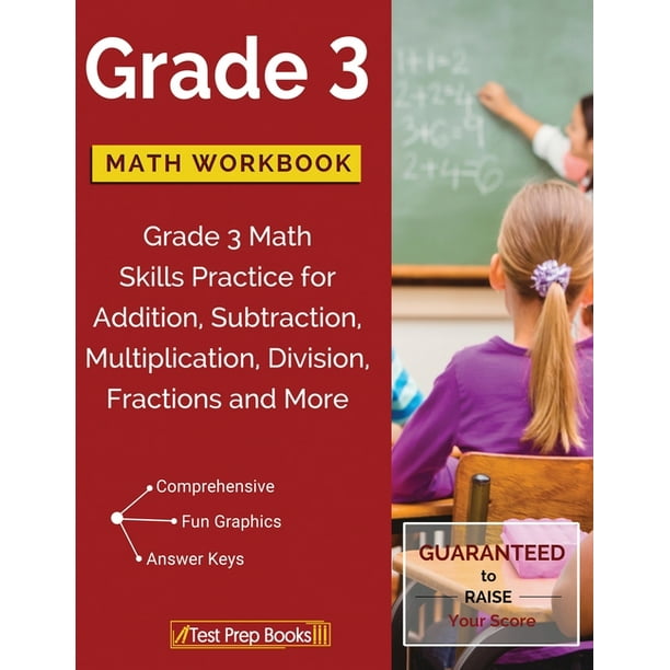 Grade 3 Math Workbook : Grade 3 Math Skills Practice for Addition ...
