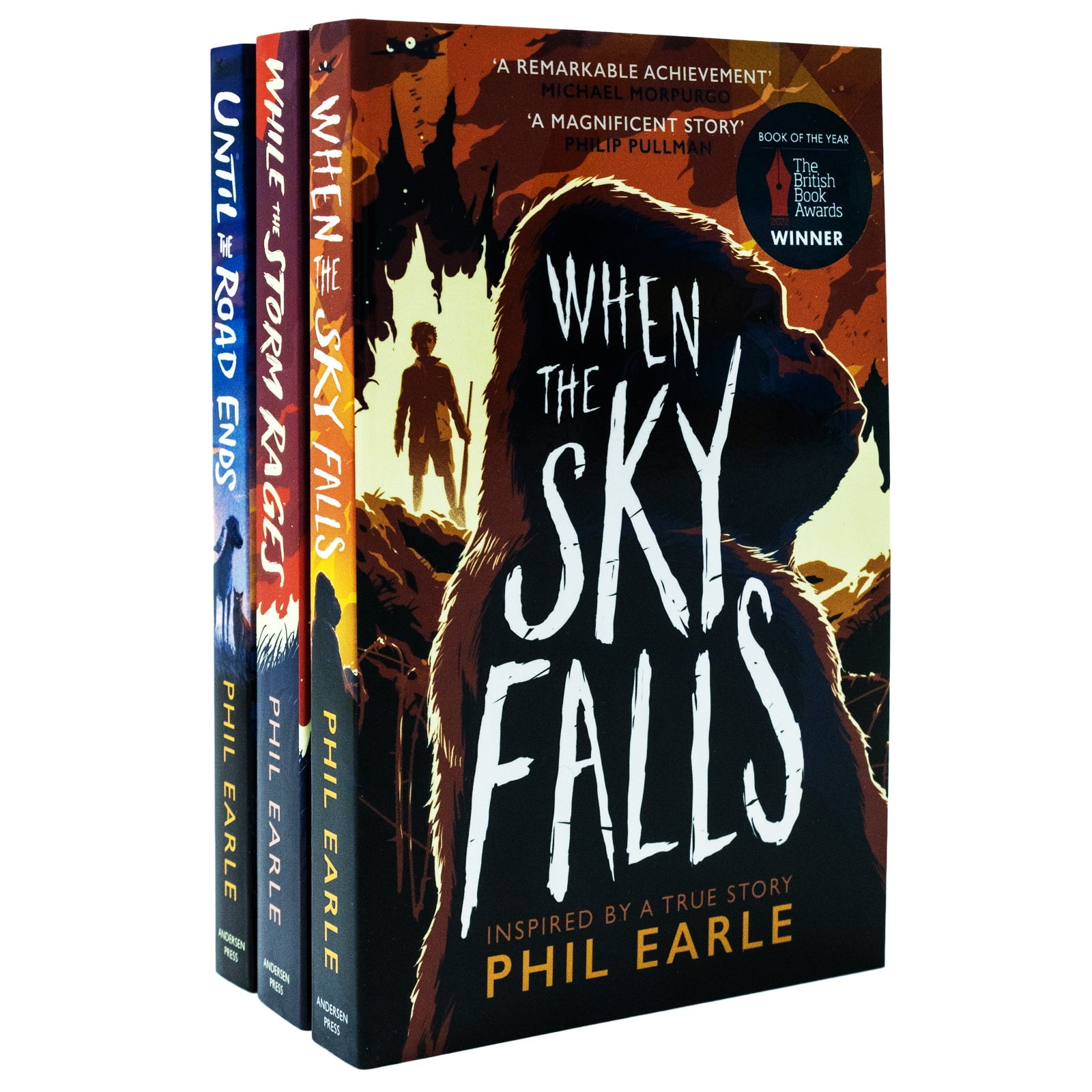 Phil Earle Collection 3 Book Set (While the Storm Rages,Until The Road ...
