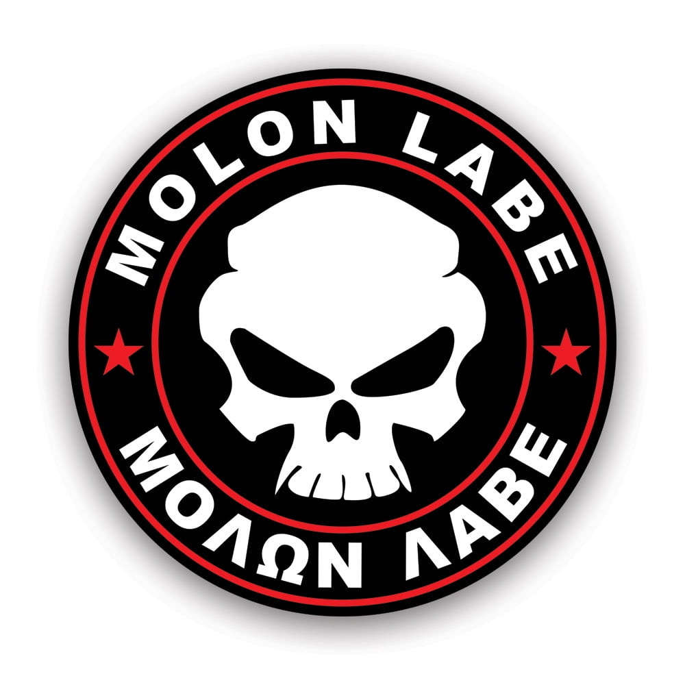 Molon Labe Skull