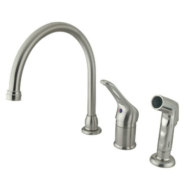 Danze Melrose One-Handle High-Rise Kitchen Faucet with Soap Dispenser ...