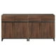 Modern TV Stand for TVs up to 70 inch Walnut - Walmart.com