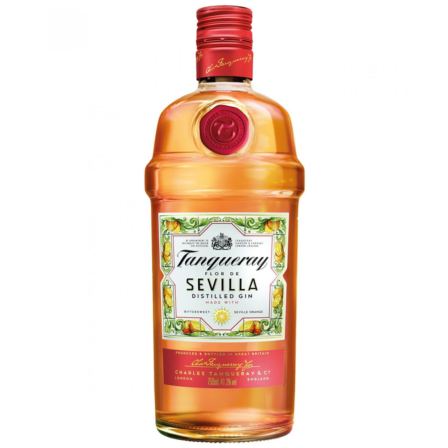 Pack de 4 Ginebra Tanqueray Flor De Sevilla 700 ml | Walmart en línea