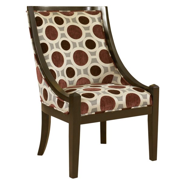 Powell Patterned High Back Accent Chair, Multiple Colors - Walmart.com