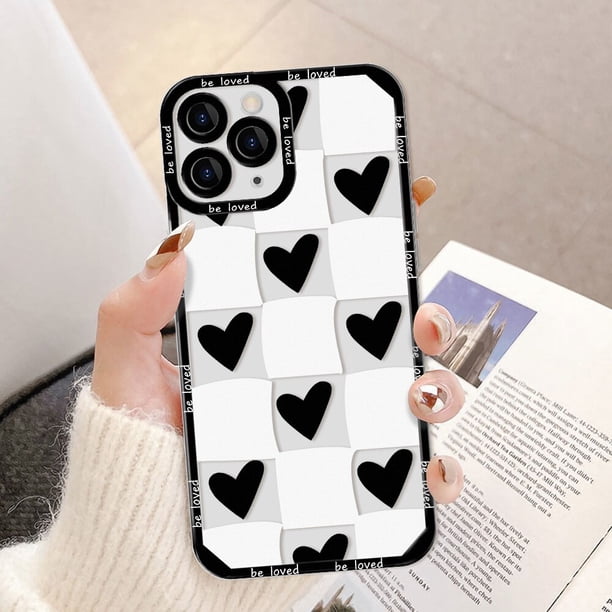 Fundas de teléfono iPhone 11, carcasa trasera transparente con dibujos ...