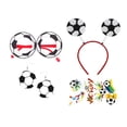 cpengpj Soccer Themed Party Decoration Set, lightweight and damage ...