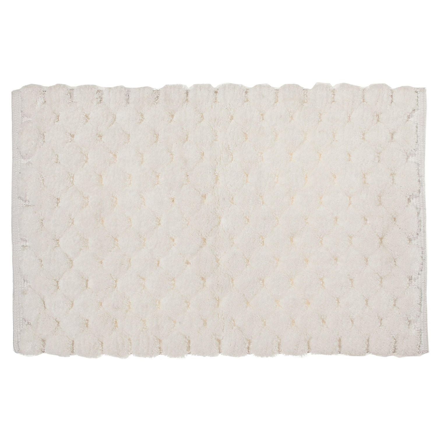 Click here for Ih Casadécor Handwoven Pompom Bath Mat (White) (20... prices