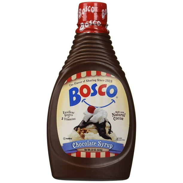 The Original Bosco Chocolate Syrup - 22 oz Squeeze Bottle all nature ...