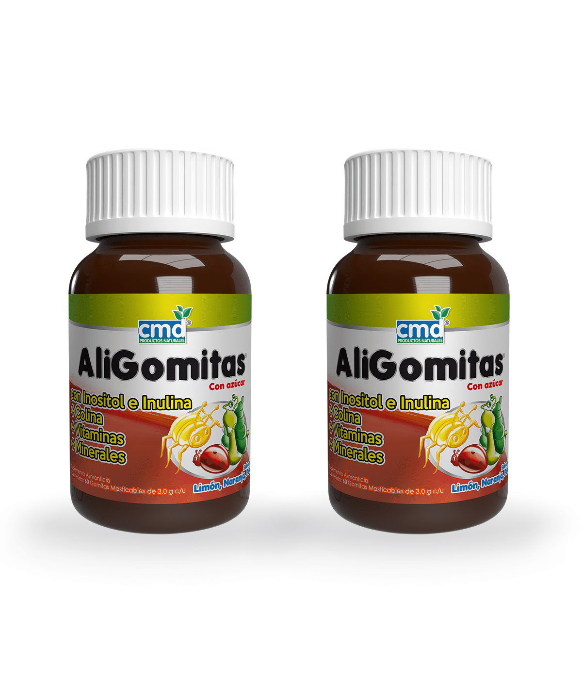 ALIGOMITAS Vitaminas y minerales para niños| CMD | Duo pack 2 frascos ...