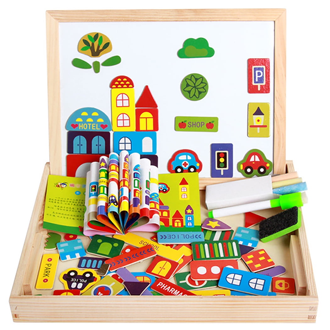 Click here for Bangcool Educational Toy Set Magnetic Wooden Puzzl... prices