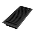 Imperial 4-inch x 12-inch Black Iron Montezuma, Floor Register ...