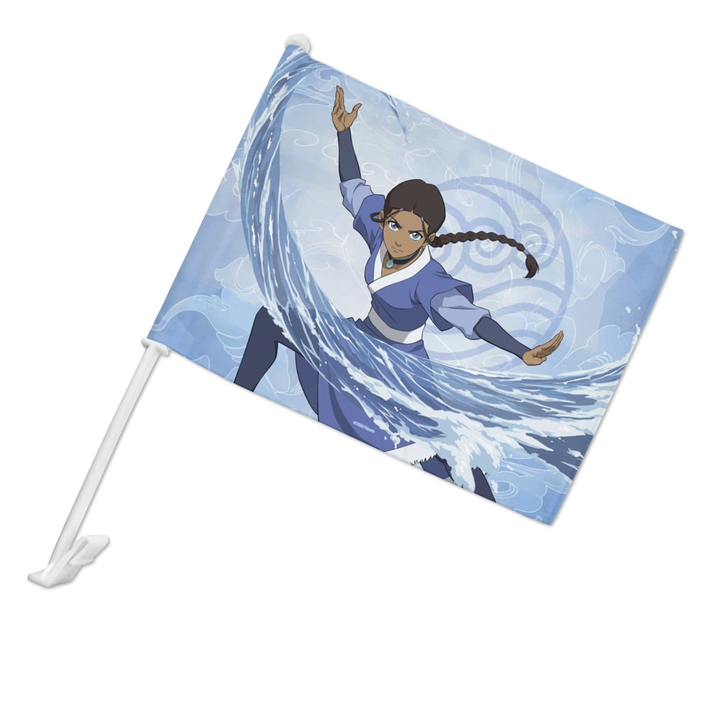 Avatar the Last Airbender Katara Car Truck Flag with Window Clip On ...
